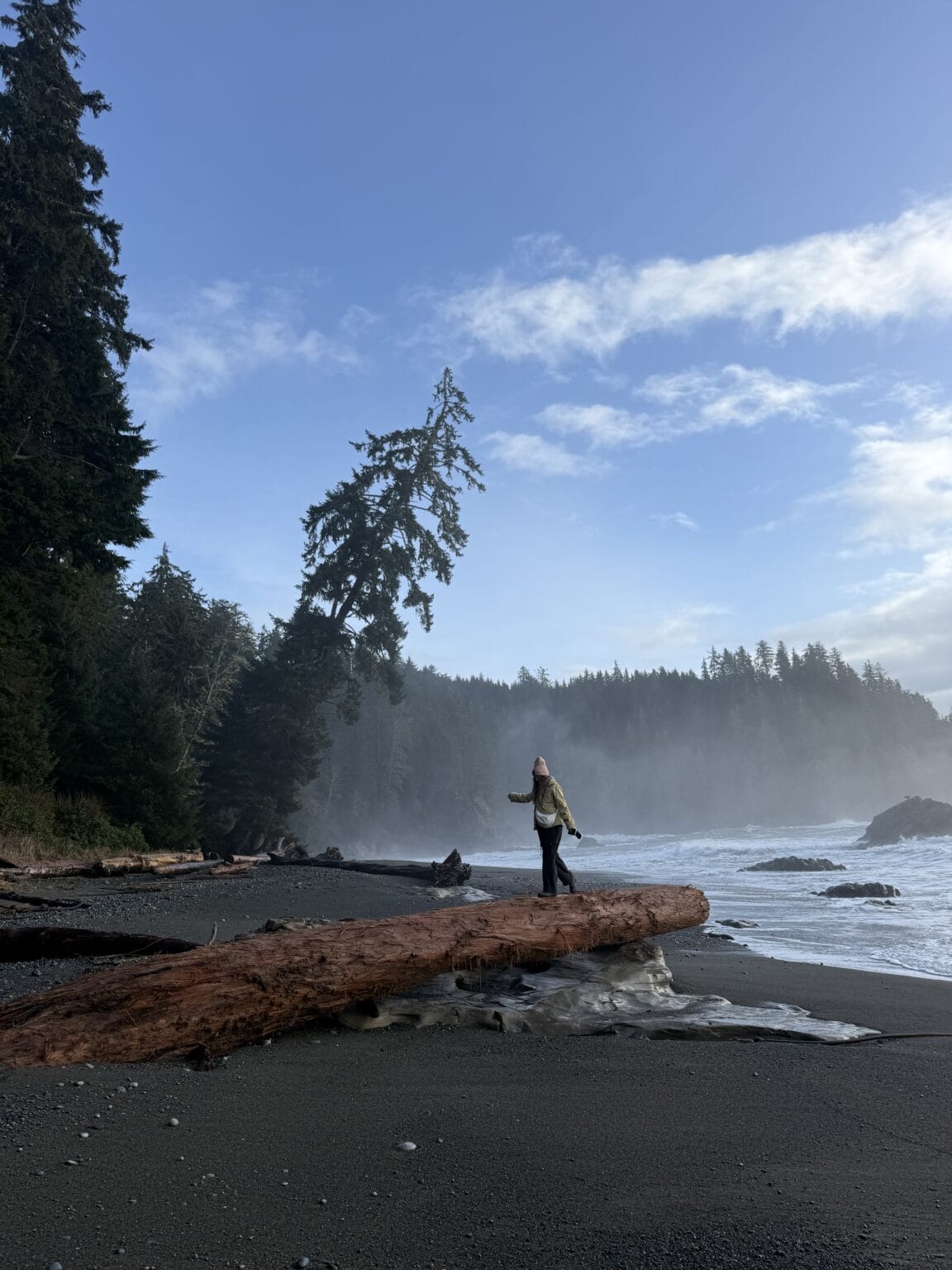 Vancouver Islands Hidden Waterfall Sombrio Beach Juan De Fuca ...