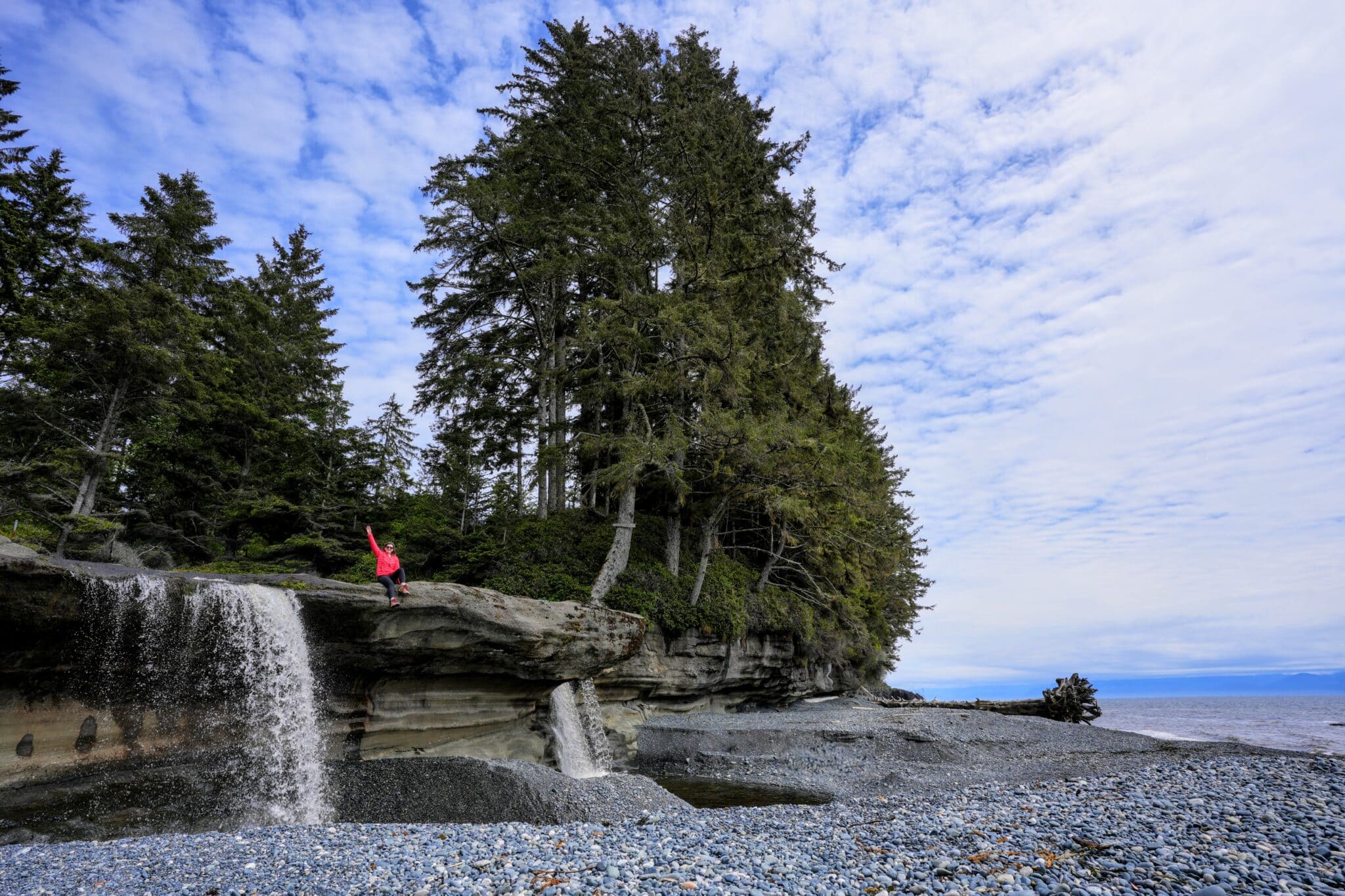 Sandcut Beach - Jordan Rivers Secret Waterfall - Sea2Peak Hiking ...