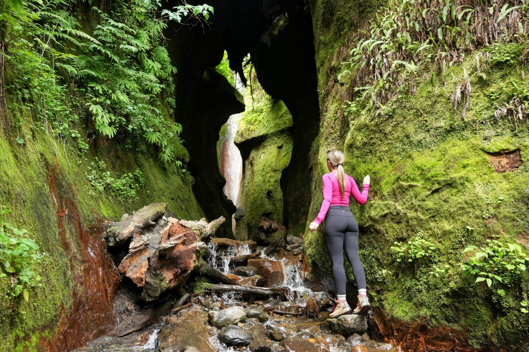 Vancouver Islands Hidden Waterfall Sombrio Beach Juan De Fuca ...