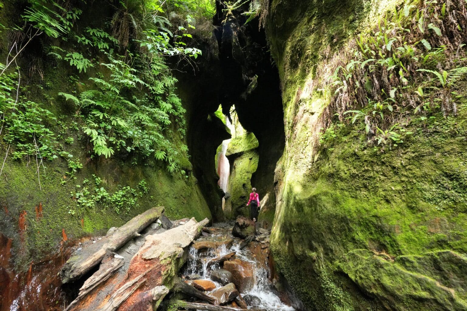 Vancouver Islands Hidden Waterfall Sombrio Beach Juan De Fuca ...